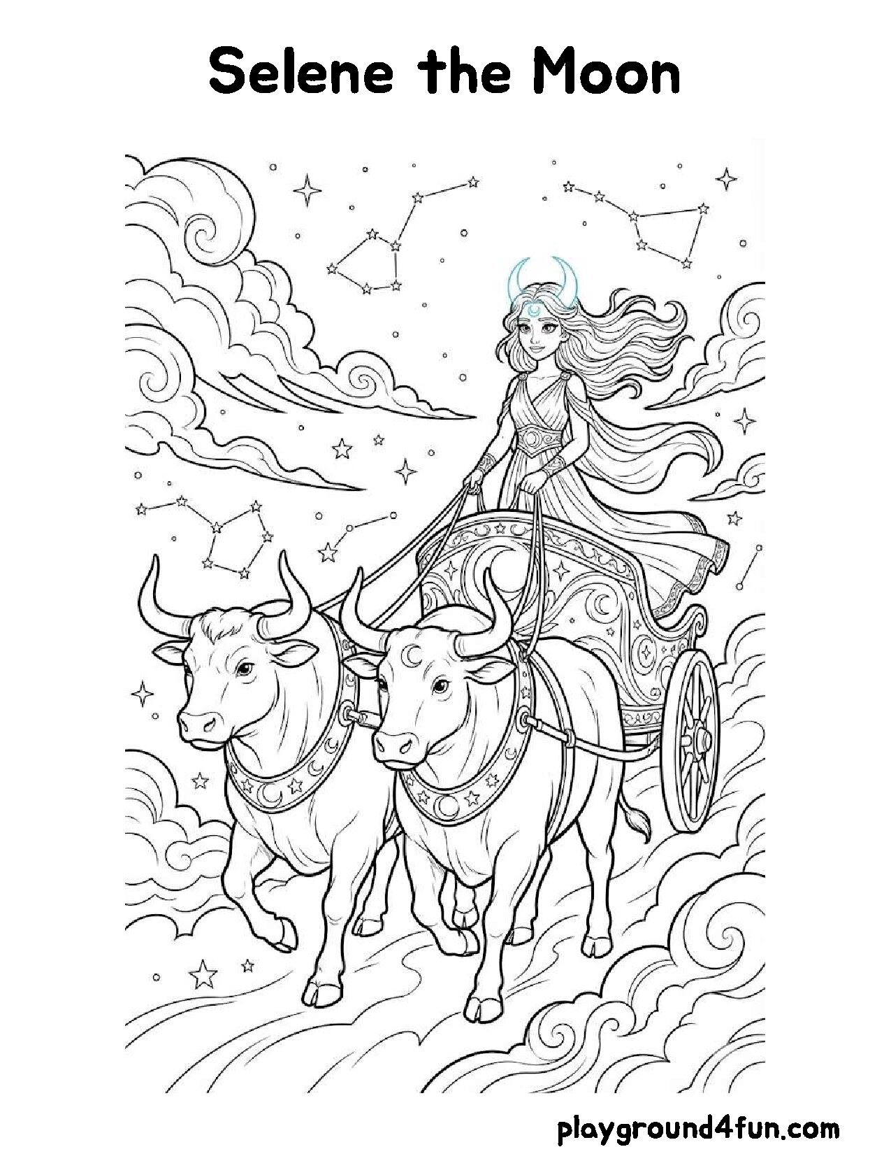 50+ Free Printable Greek Mythology Coloring Pages for all